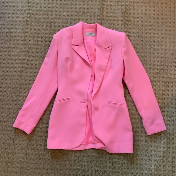 House of CB | Jackets & Coats | House Of Cb Barbie Pink Blazer | Poshmark